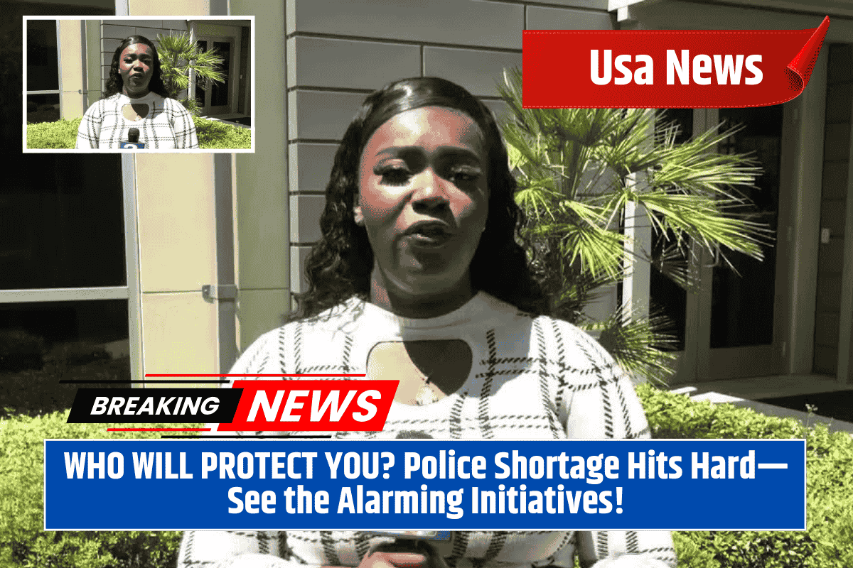 WHO WILL PROTECT YOU? Police Shortage Hits Hard—See the Alarming ...