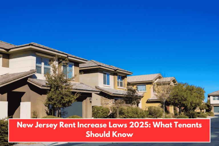 New Jersey Rent Increase Laws 2025: What Tenants Should Know