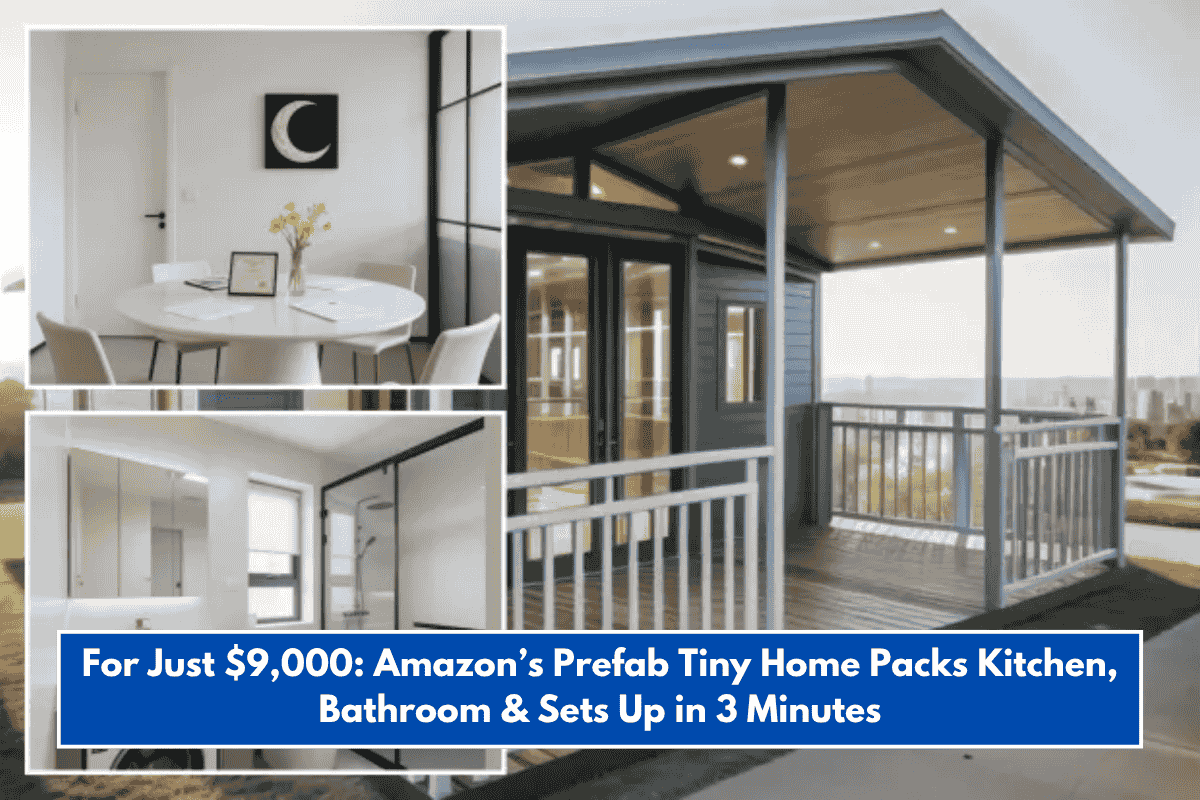 For Just $9,000: Amazon’s Prefab Tiny Home Packs Kitchen, Bathroom ...