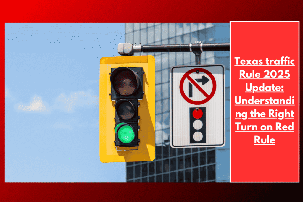 Texas traffic Rule 2025 Update: Understanding the Right Turn on Red Rule