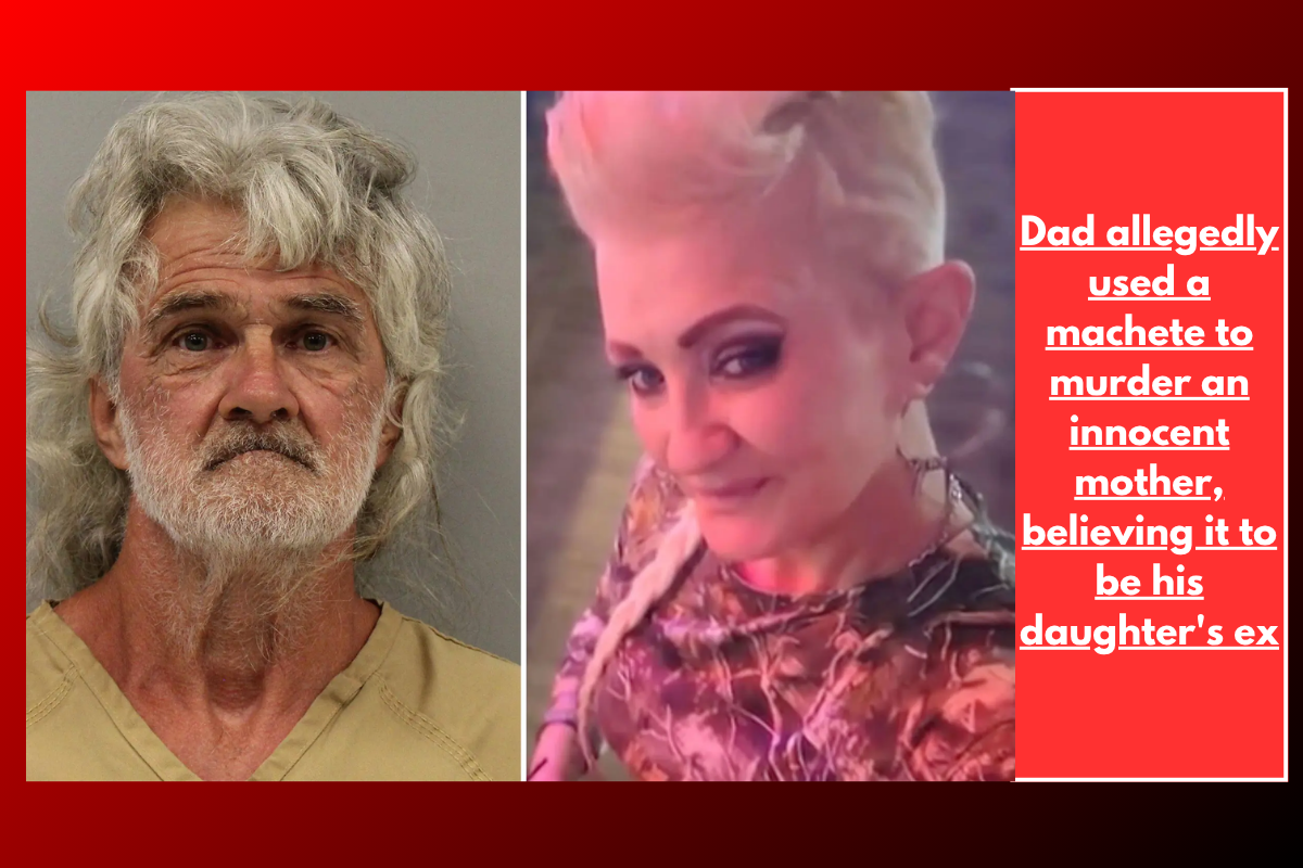 Dad allegedly used a machete to murder an innocent mother, believing it ...