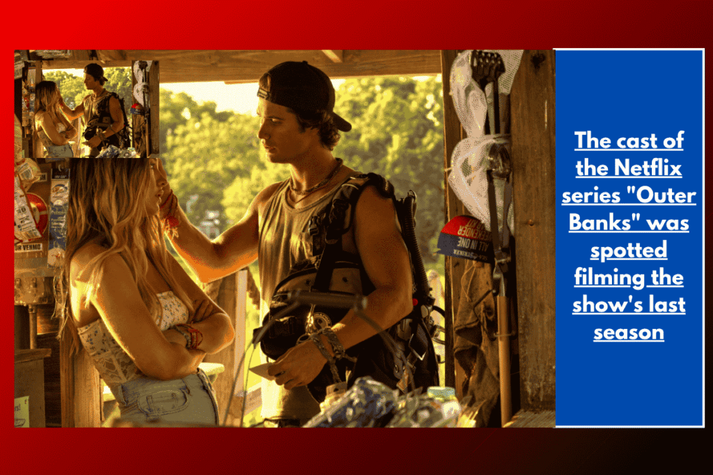 The cast of the Netflix series "Outer Banks" was spotted filming the ...