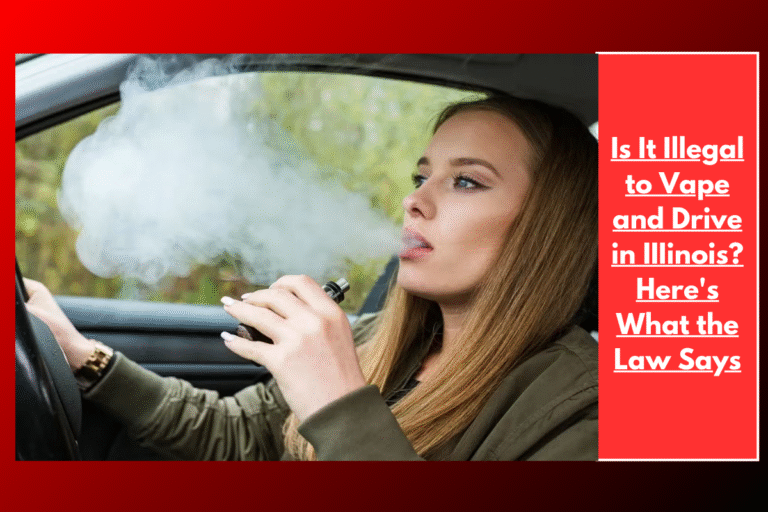 Is It Illegal to Vape and Drive in Illinois? Here's What the Law Says