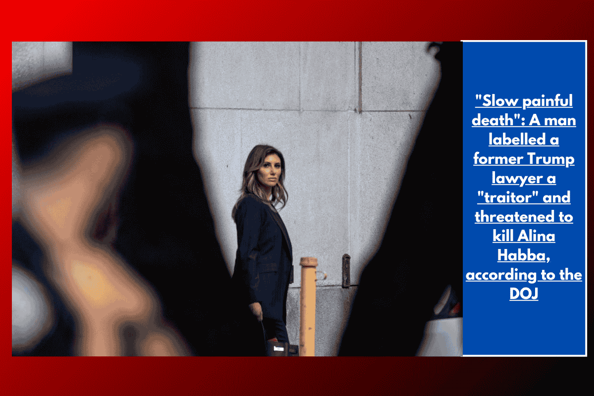 "Slow painful death": A man labelled a former Trump lawyer a "traitor ...