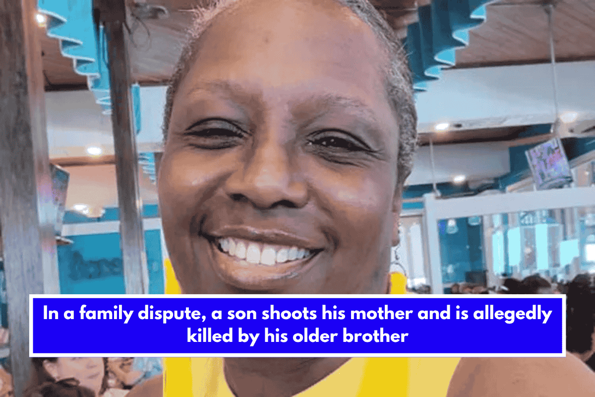 In a family dispute, a son shoots his mother and is allegedly killed by his older brother
