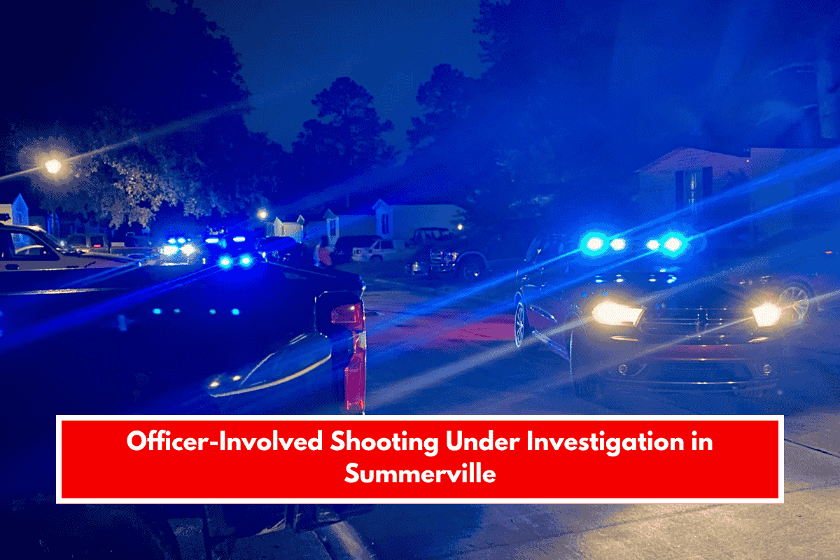 Officer-Involved Shooting Under Investigation in Summerville