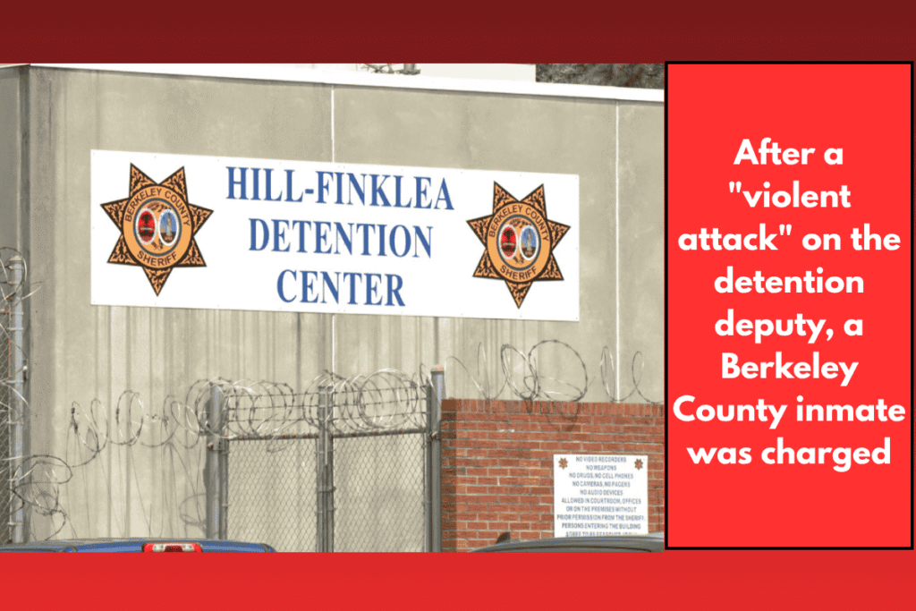 After a "violent attack" on the detention deputy, a Berkeley County ...