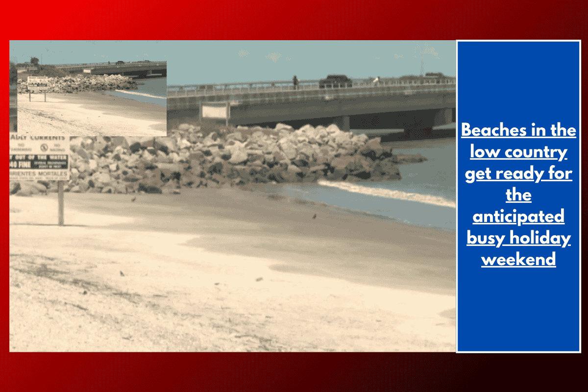 Beaches in the low country get ready for the anticipated busy holiday ...