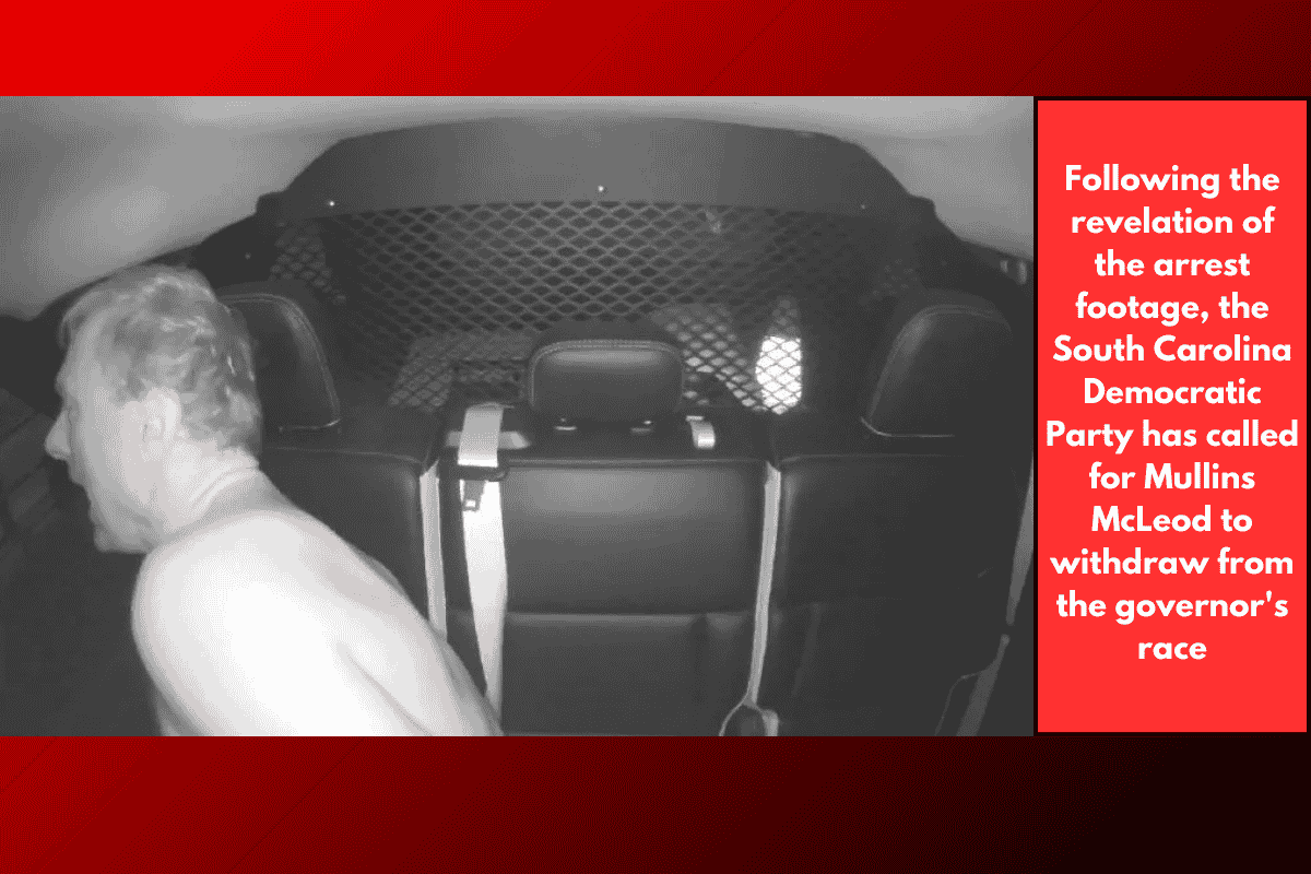 Following the revelation of the arrest footage, the South Carolina Democratic Party has called ...