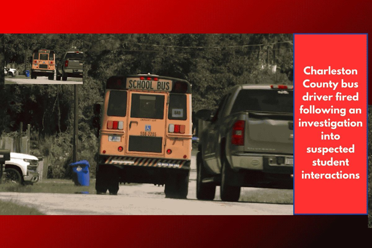 Charleston County bus driver fired following an investigation into suspected student interactions