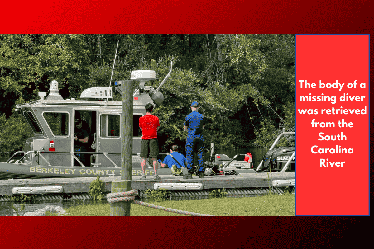 The body of a missing diver was retrieved from the South Carolina River