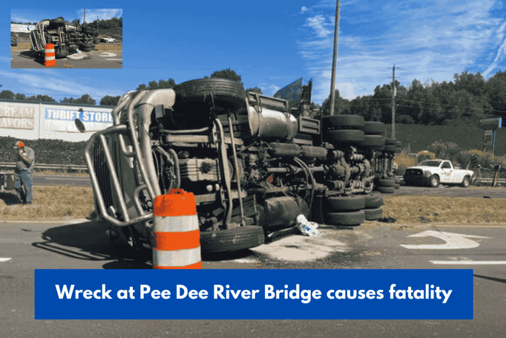 Wreck at Pee Dee River Bridge causes fatality