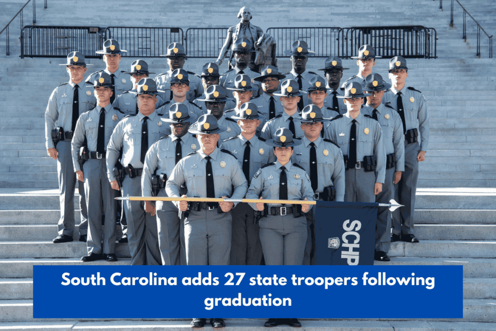 South Carolina adds 27 state troopers following graduation