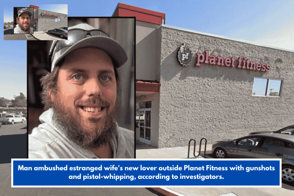 Man ambushed estranged wife's new lover outside Planet Fitness with ...