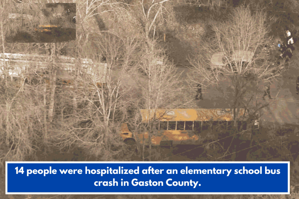 14 people were hospitalized after an elementary school bus crash in ...